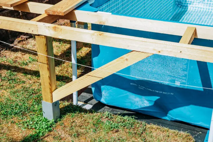 Aufstellpool verkleiden - DIY Poolumrandung so geht's!