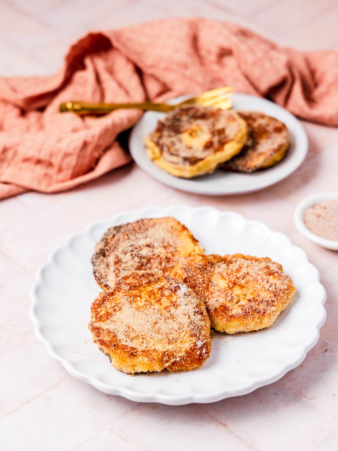 Apfelküchle Rezept ohne Zucker - Glutenfrei, LowCarb & Keto